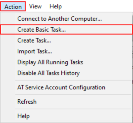 How to Create an Automated Task Using Task Scheduler on Windows