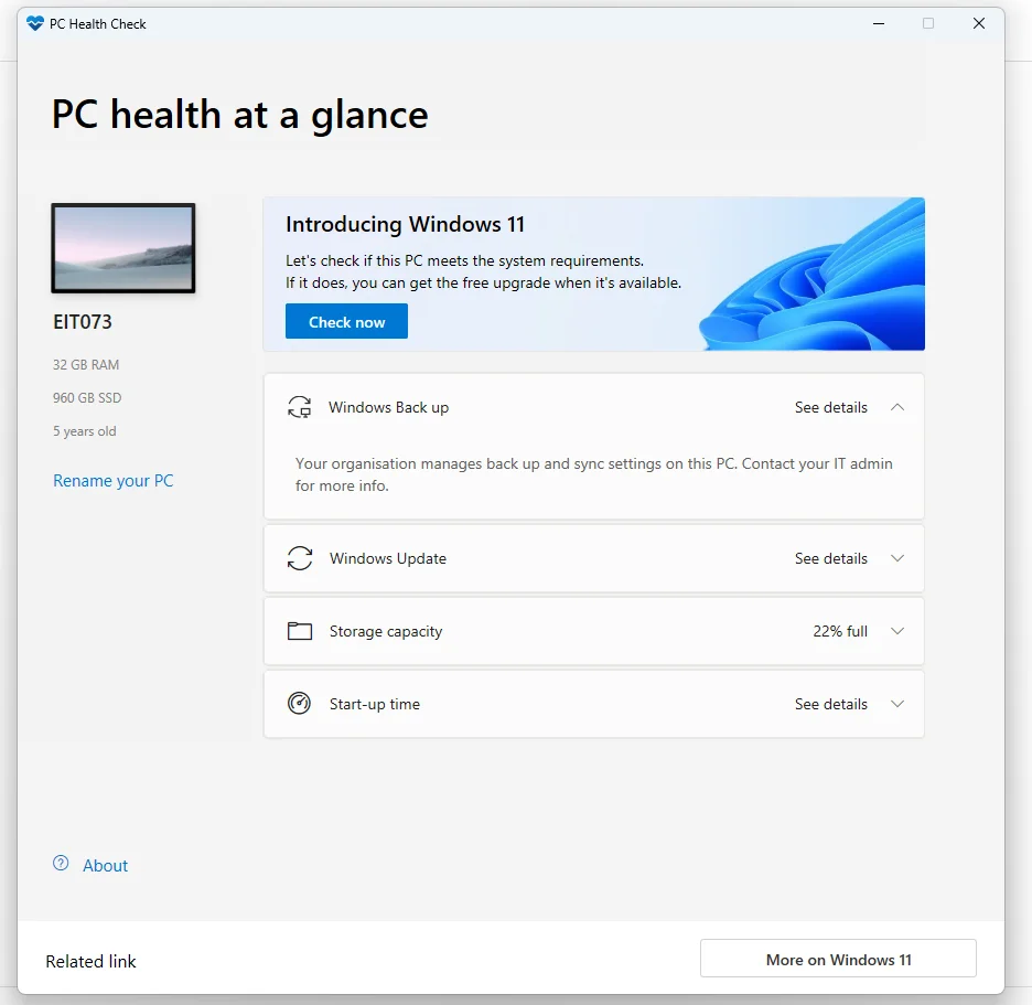 Will my PC accept the upgrade to Windows 11? | Edmondson's IT Services